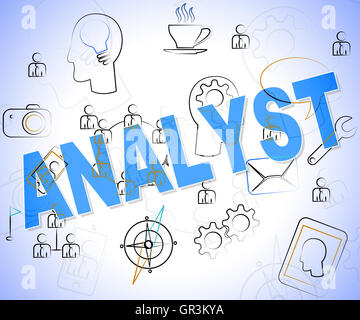 Analyse Word Showing Analytics Analysis Or Analyzing Stock Photo - Alamy