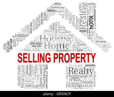 Real Estate Meaning For Sale And Residence Stock Photo - Alamy