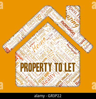 Property Market Meaning Real Estate And Offices Stock Photo - Alamy