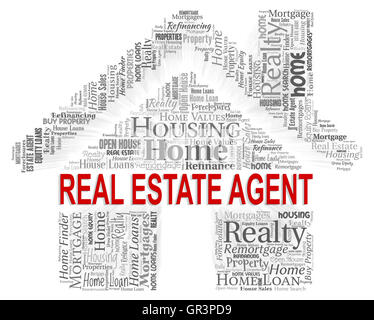 Real Estate Meaning For Sale And Residence Stock Photo - Alamy