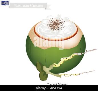 Tuvaluan Cuisine, Fresh Mousse and Coconut. One of The Most Popular ...