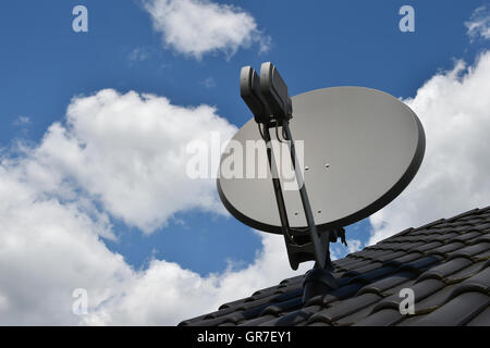 satellite dish receiver receiving lmb sky reception tv television ...