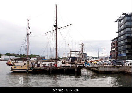 Kiel Week 2014 In The Port Of Kiel, Germany Stock Photo - Alamy