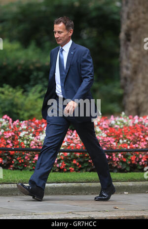 Health Secretary Jerermy Hunt arriving in Downing Street, London, for a ...