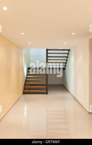 Interior modern villa, large corridor Stock Photo - Alamy