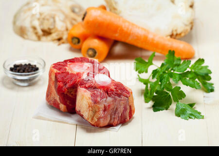 Raw Ox Tail Stock Photo - Alamy