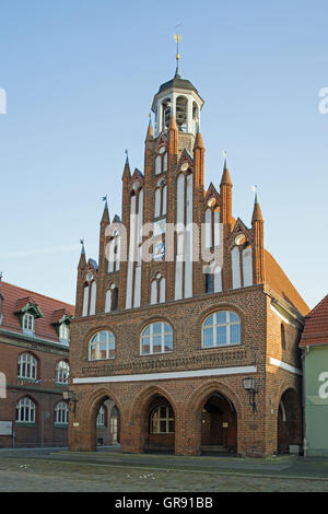 City Hall In Grimmen, Mecklenburg, Germany Stock Photo - Alamy