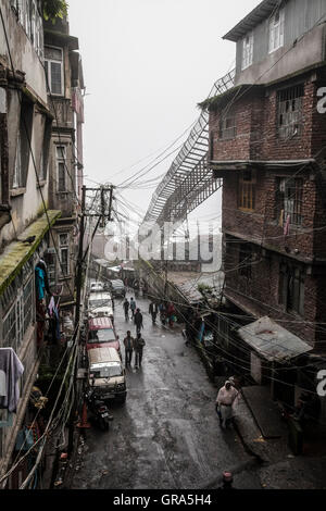 NDM6 diesel locomotive of Darjeeling Himalayan Railway Stock Photo - Alamy