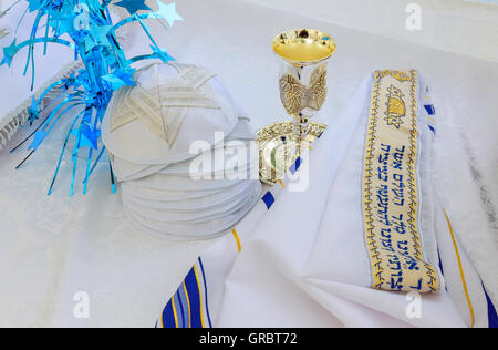Bar Mitzhvah jewish religious symbol Stock Photo - Alamy