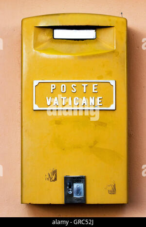The Poste Vaticane Mailbox, Italy Stock Photo - Alamy