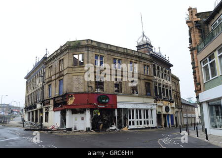 Former Barnsley nightclub Chicago Rock is demolished after it caught ...