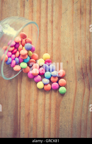 Colorful pills and candy Stock Photo - Alamy