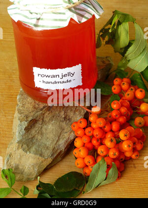 Rowan Jelly Handmade Stock Photo - Alamy