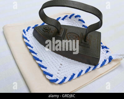 Old Pressing Iron Stock Photo - Alamy
