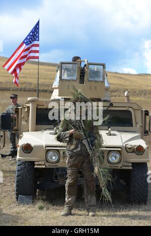 Tbilisi, Sept 7. 1st Sep, 2016. Tanks take part in the live-fire phase ...