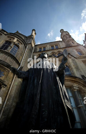 Statue of Thomas Charles Edwards Aberystwyth University college Stock ...