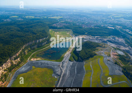 Moselle (57), Freyming Merlebach, ancienne carriere de sable Barrois et ...