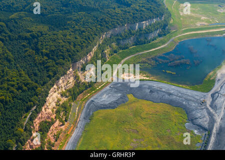 Moselle (57), Freyming Merlebach, ancienne carriere de sable Barrois et ...