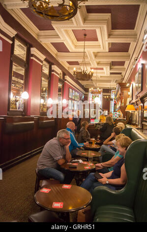 Crown Posada pub interior, Newcastle upon Tyne, England Stock Photo - Alamy