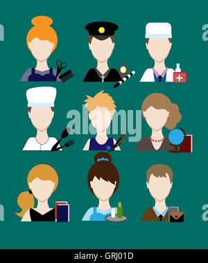 policeman avatar profession Stock Vector Image & Art - Alamy