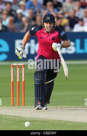 Adam Rossington in batting action for Essex during Essex Eagles vs ...
