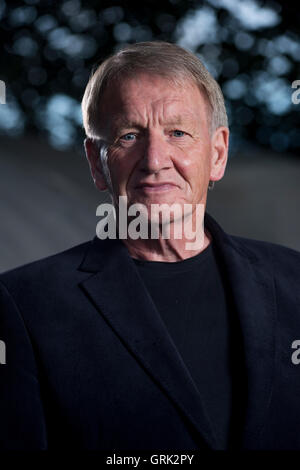 Jim Crumley, author, at the Edinburgh International Book Festival Stock ...