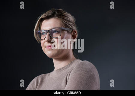Cara Ellison, Scottish video games critic and writer, at the Edinburgh ...