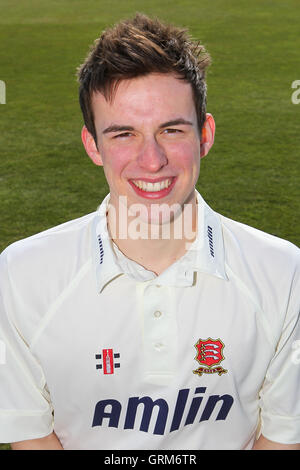 Sam Arthurton in batting action for Essex - Essex CCC 2nd XI vs ...