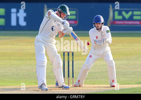 Matthew Pardoe of Worcestershire in batting action - Essex CCC vs ...