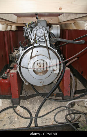 Old boat engine. Old diesel powered boat engine Stock Photo - Alamy