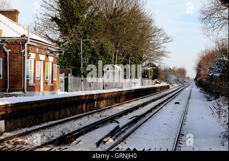 Sturry railway station & signal box, Sturry, Canterbury, Kent, UK Stock ...