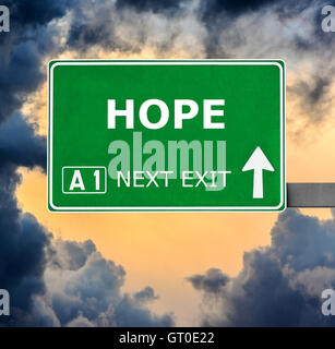 Street Sign the Direction Way to Hope Stock Photo - Alamy