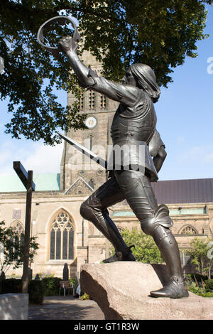 The statue of King Richard III by James Walter Butler RA now moved ...