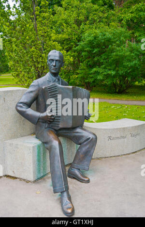 Parnu Estonia - statue of Raimond Valgre, Estonia's popular jazz Stock ...