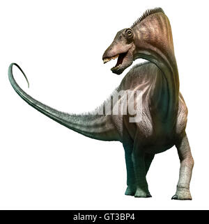 Amargasaurus dinosaur, illustration Stock Photo - Alamy