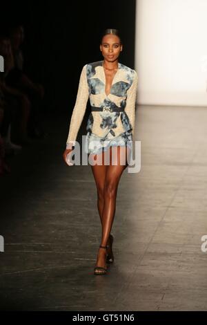 A Model in attendance for PROJECT RUNWAY 10th Anniversary Runway Show ...