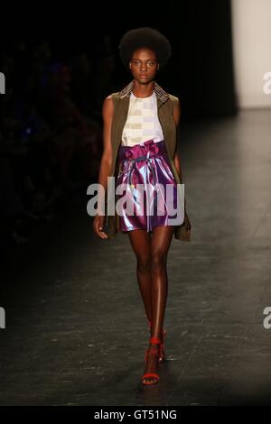 A Model in attendance for PROJECT RUNWAY 10th Anniversary Runway Show ...