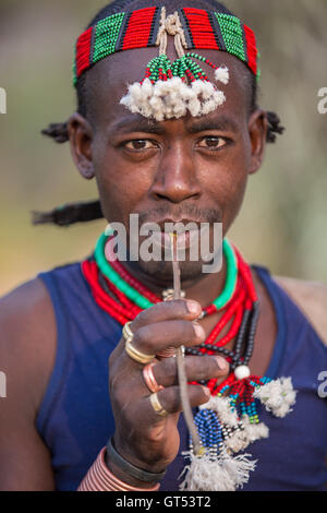 Portrait of Hamer tribe, Turmi, Omo Valley - Ethiopia Stock Photo - Alamy
