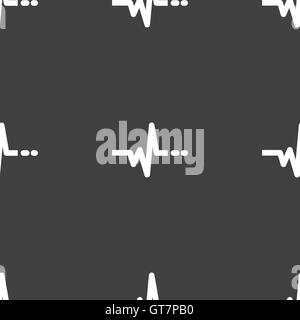 ECG Electrocardiogram medical background. Vector Stock Vector Image ...