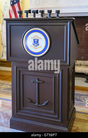 State Reception Room, State House, Providence, Rhode Island, USA Stock ...
