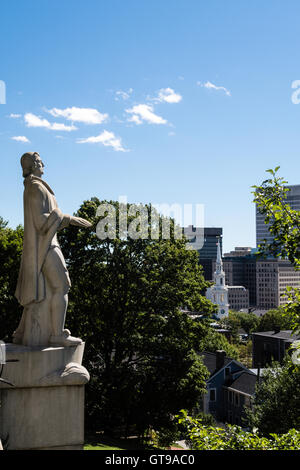 Prospect Terrace Park and the Roger Williams statue in Providence ...