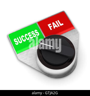Success vs Fail Switch Stock Photo - Alamy