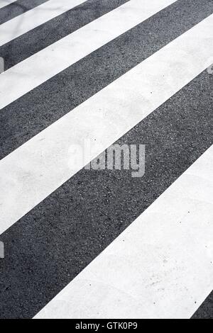 Zebra crossing without anyone crossing it Stock Photo - Alamy