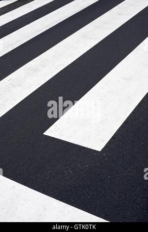 Zebra crossing without anyone crossing it Stock Photo - Alamy