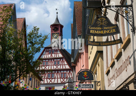 Old town buildings of Ohringen, Baden-Wuttemberg,Germany Stock Photo ...