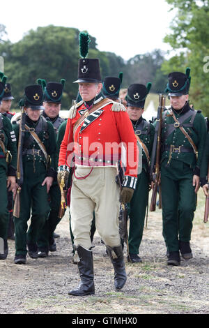 reenactment of the Napoleonic wars, 95th Rifles Stock Photo - Alamy