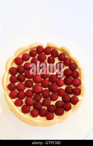 Delicious french Charlotte cake with raspberries and savoiardi biscuits ...