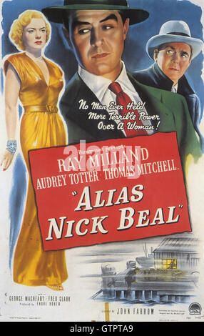 ALIAS NICK BEAL, Audrey Totter, 1949 Stock Photo - Alamy