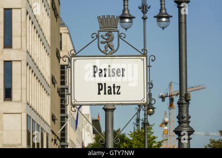Famous Paris Square called Pariser Platz in Berlin Stock Photo - Alamy