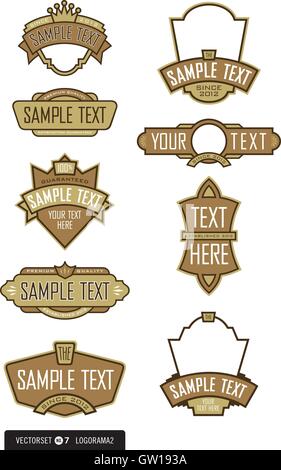 Vector logo elements fully editable illustration Stock Vector Image ...